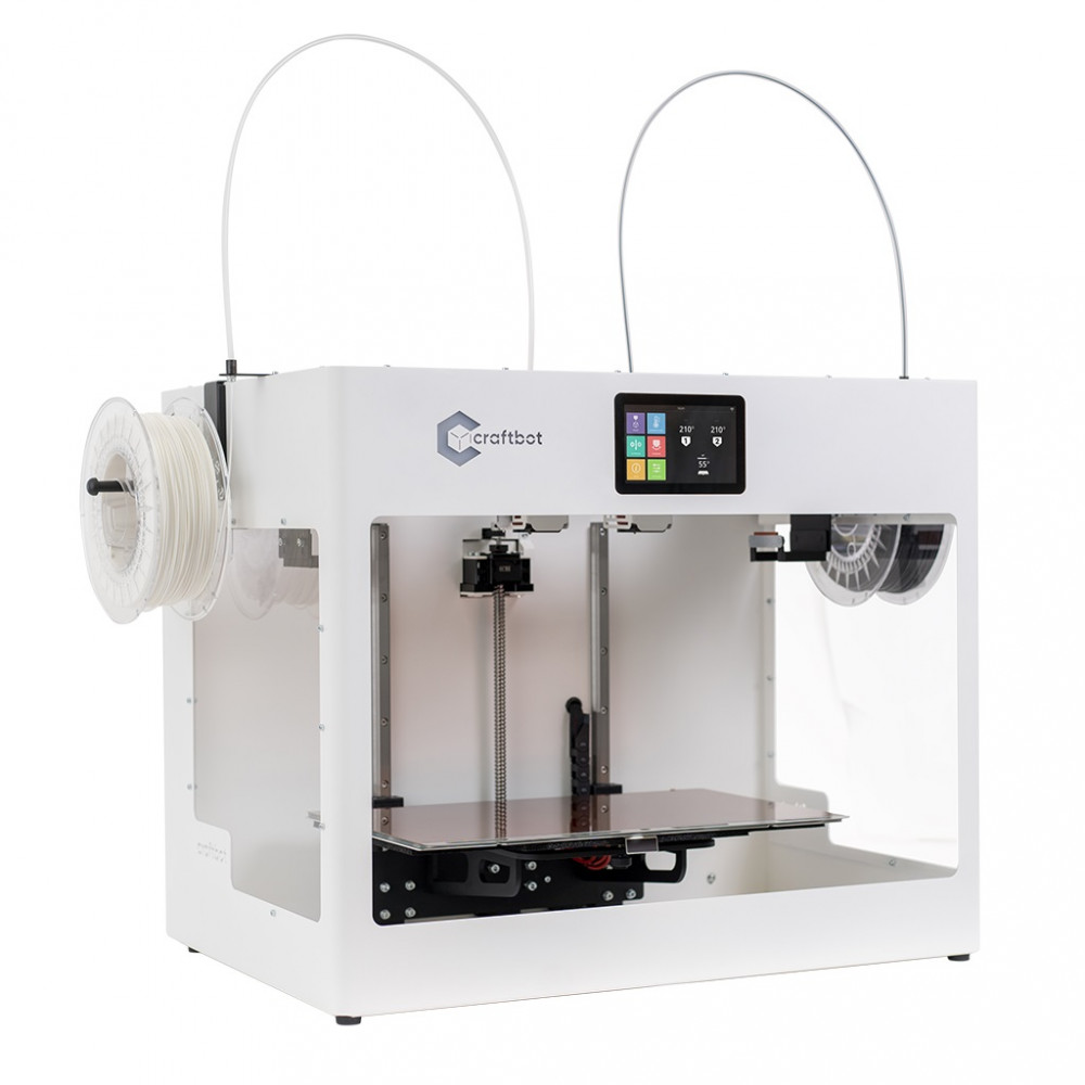 CraftBot Flow IDEX 3D printer with inependent dual-extruder