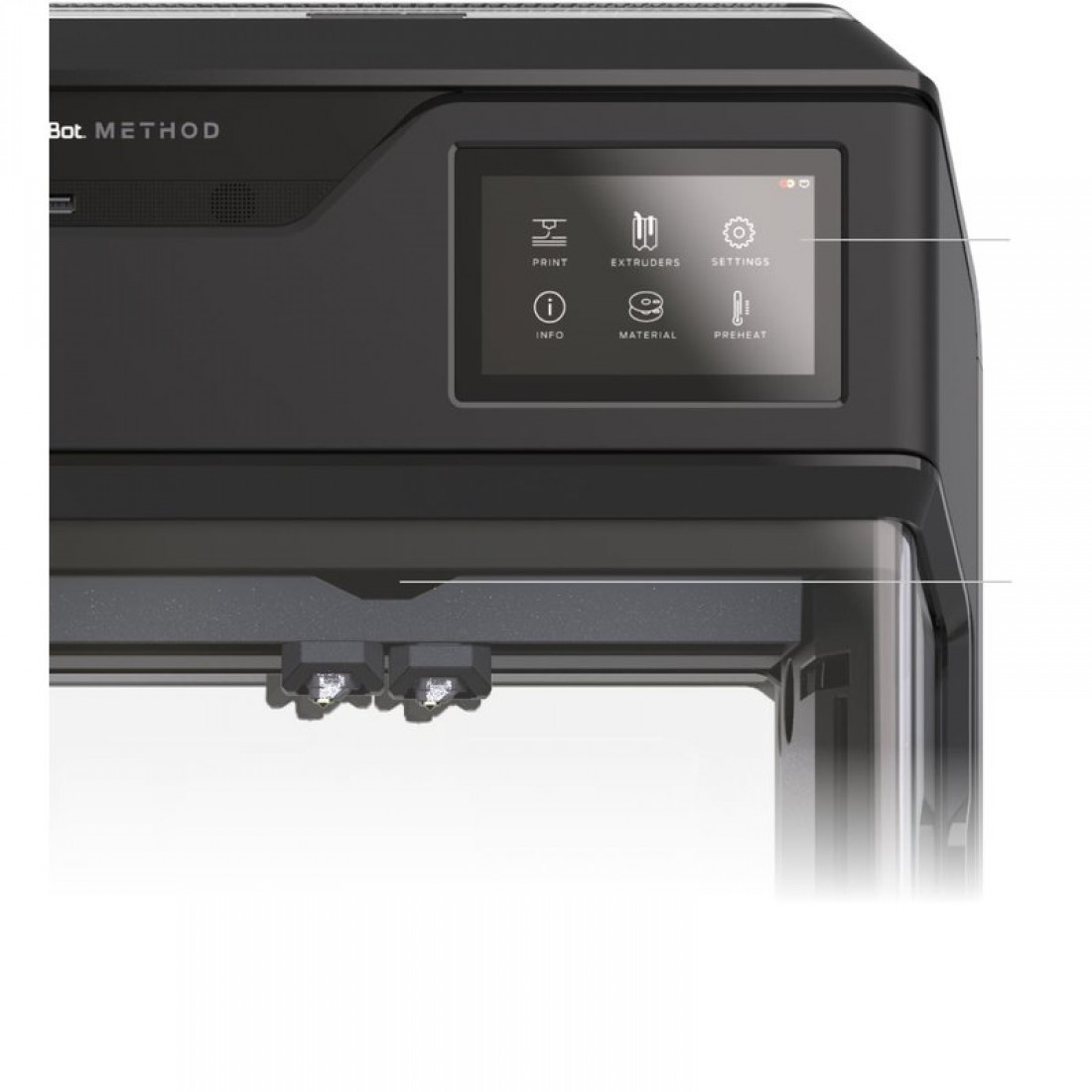 MakerBot Method 3D Printer with 2 Extruders