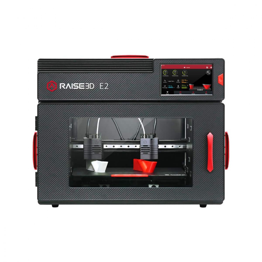 3D printer Raise3D E2 with a dual independent extruder system