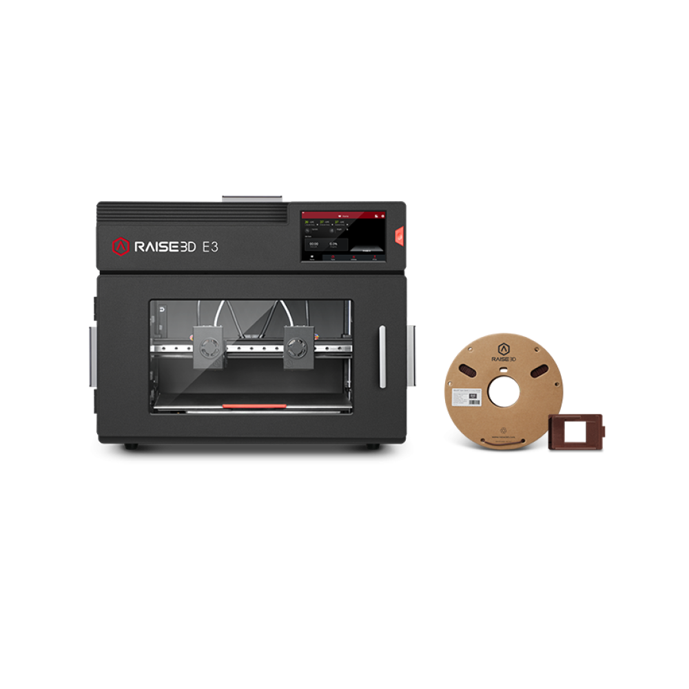 3D printer Raise3D E3 with a dual independent extruder system