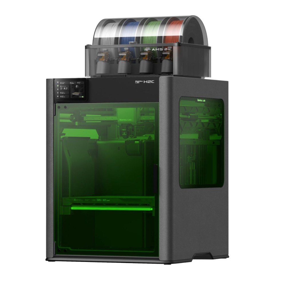 Buy the Bambu Lab H2C Multicolor 3D Printer with a Warranty | C3D