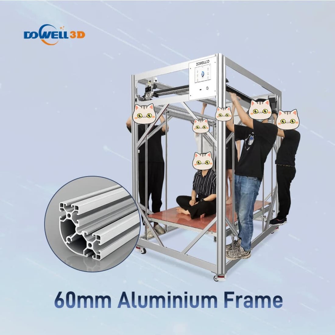 Large-scale 3D printing Dowell DMPlus