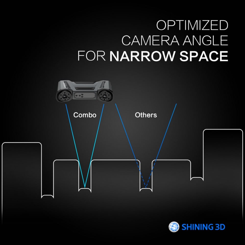 FreeScan Combo Hybrid 3D scanner by Shining 3D