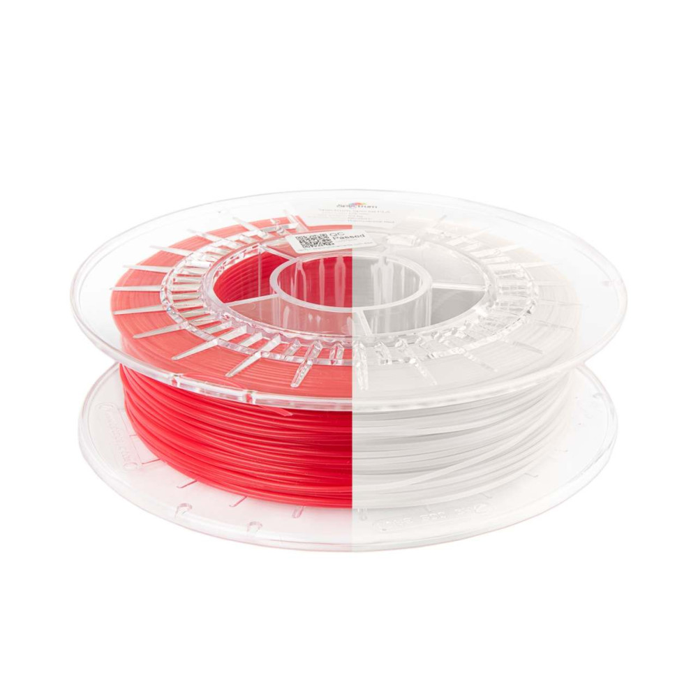 Thermoactive PLA changes color with changing temperature