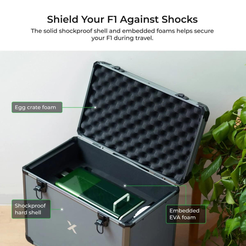 F1 Rolling Hard Case | Rigid mobile case with castors