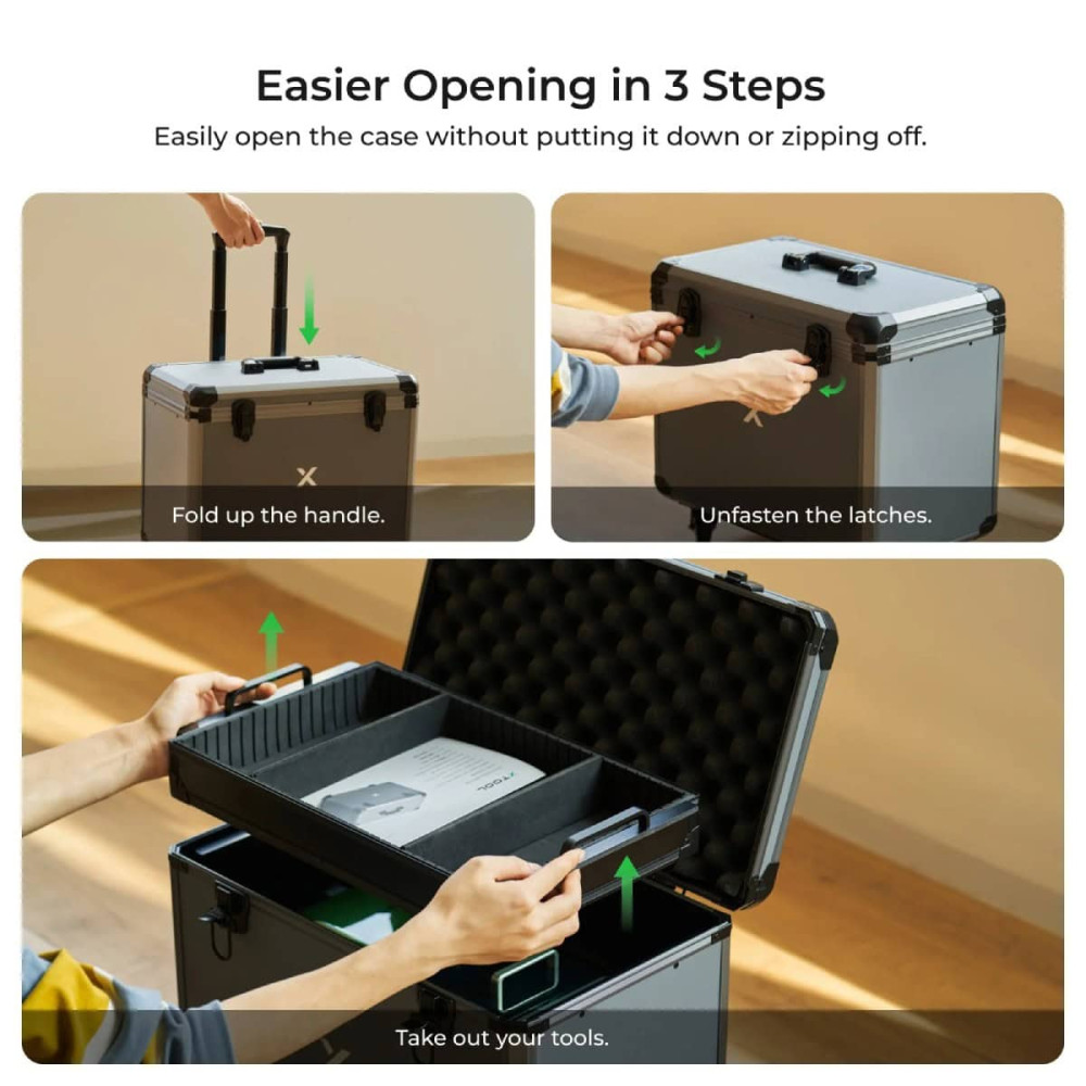 F1 Rolling Hard Case | Rigid mobile case with castors