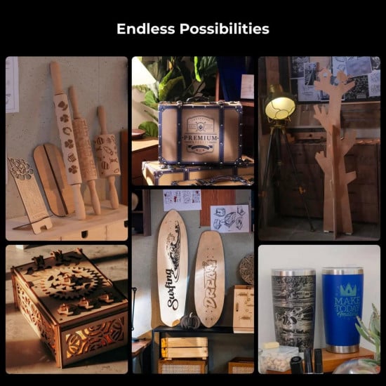 xTool P2 Riser Base | Increase the engraving height