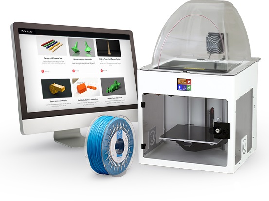 CraftBot Flow 3D printer with a large build area - buy at C3D