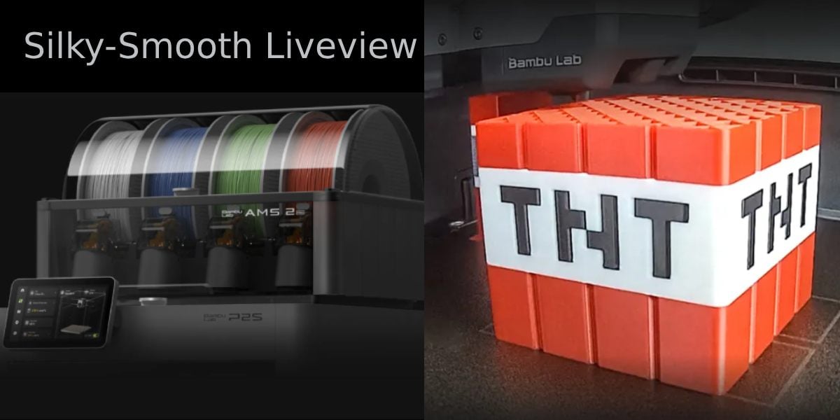 Bambu Lab P2S Multicolour 3D Printer