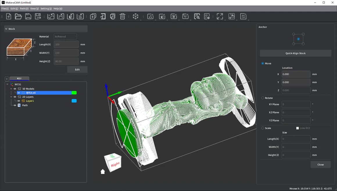 Carvera 4th axle module