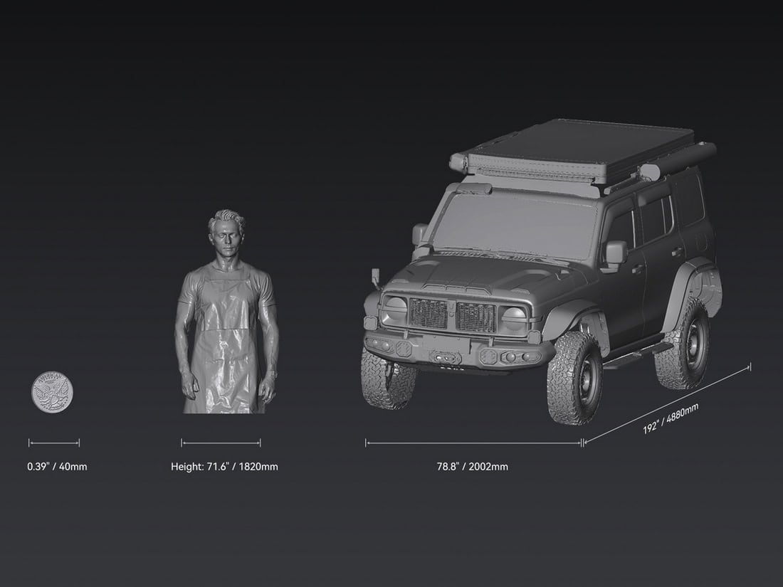 Wireless 3D scanner Creality RaptorX for professionals