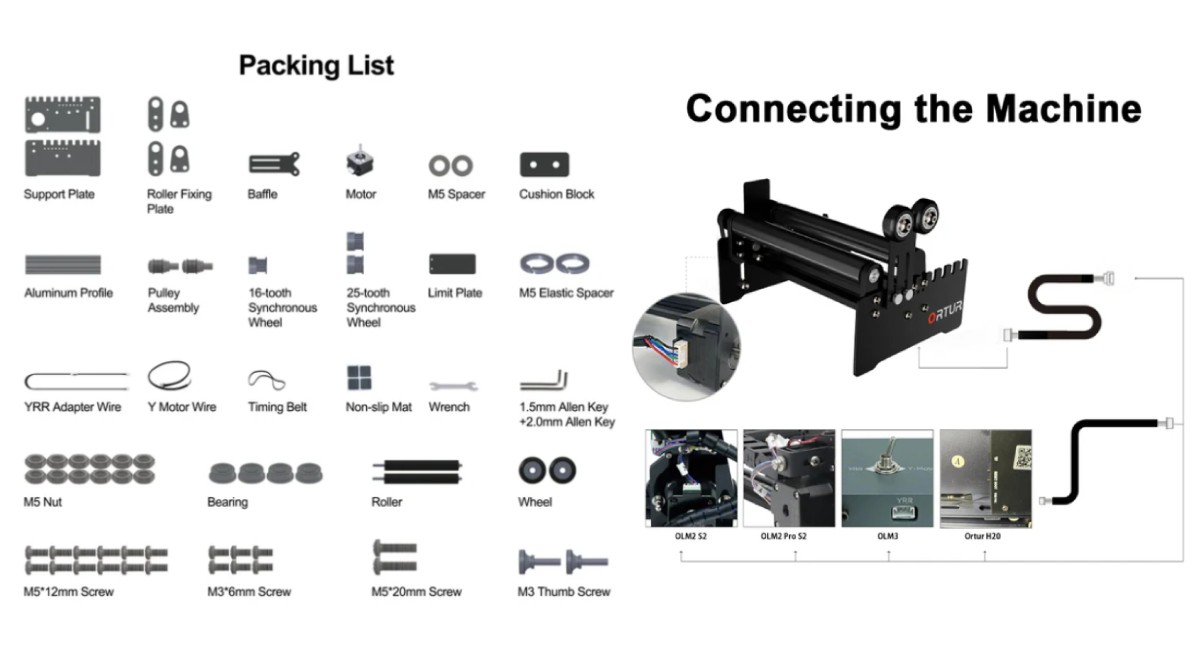 Ortur DIY Rotary Roller