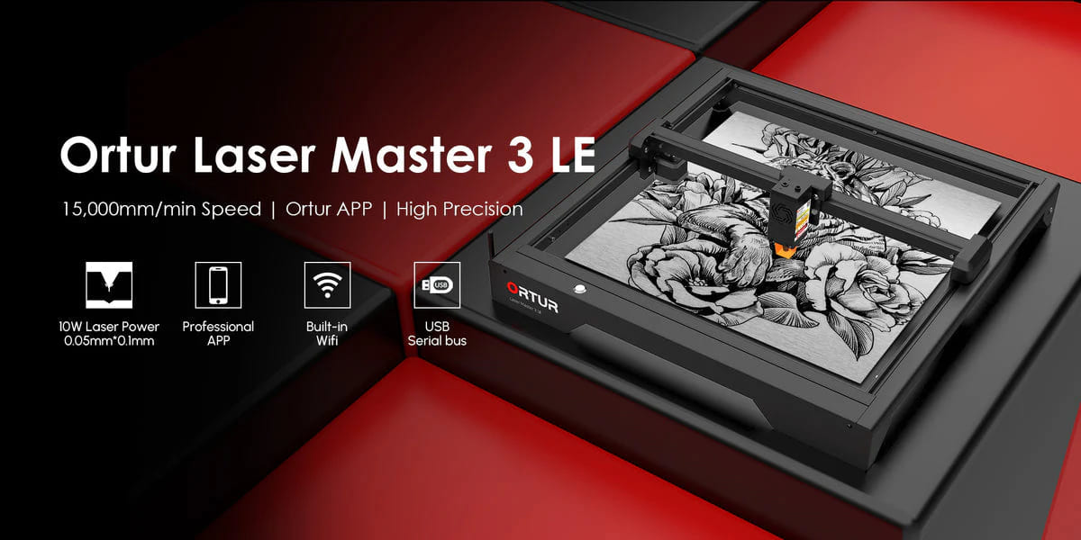 Ortur OLM 3 LE 10W Lasergravierer & Schneidegerät