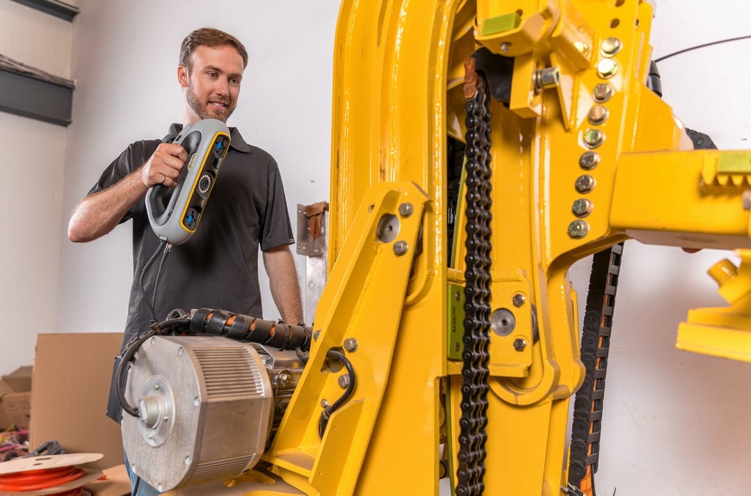 Peel 3 CAD 3D scanner for reverse engineering