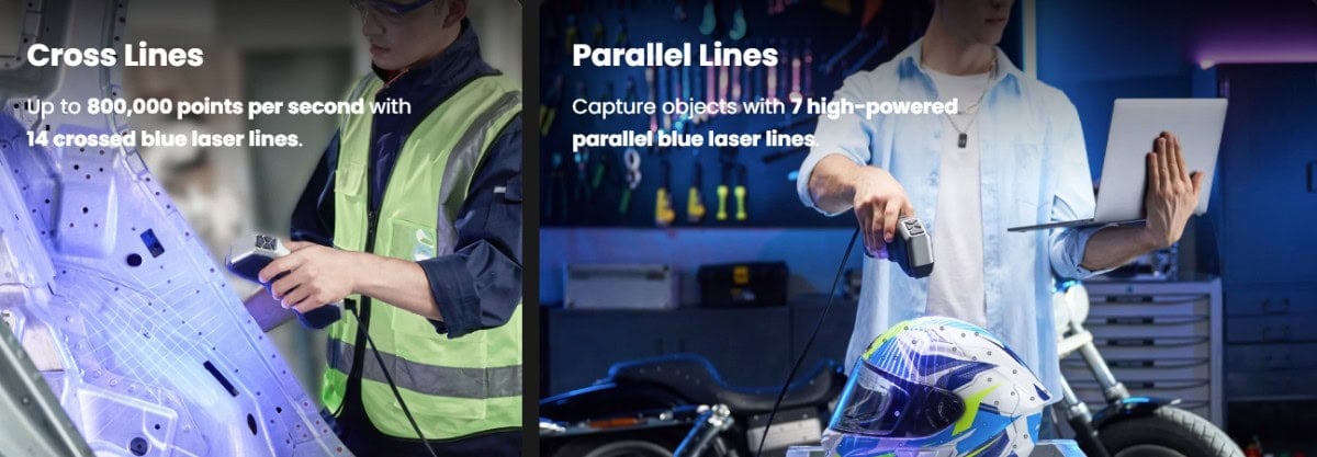 Revopoint MetroX precision laser 3D scanner