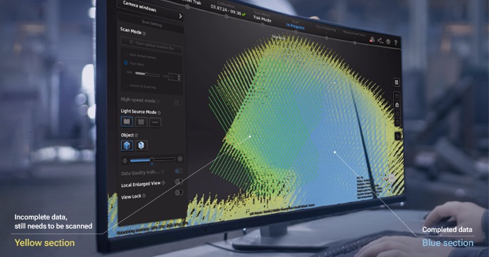 FreeScan Trak Pro2 3D scanner
