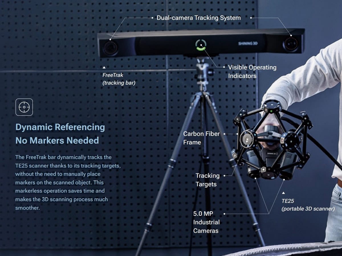 FreeScan Trak Pro2 3D scanner