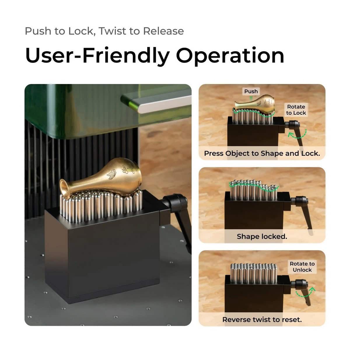 xTool Flexible Fixture for laser engravers