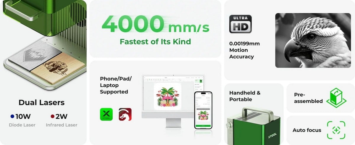 xTool F1 portable laser engraver | Buy in Poland